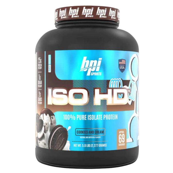 Proteína Bpi Iso Hd 4.9 Lbs Cookies and Cream – Golden Nutrition